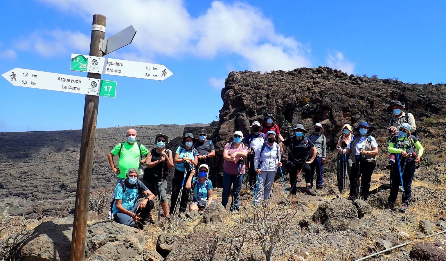 Actividad Montañeros de Nivaria – Entre La Negra y Erque, en el Paisaje ...